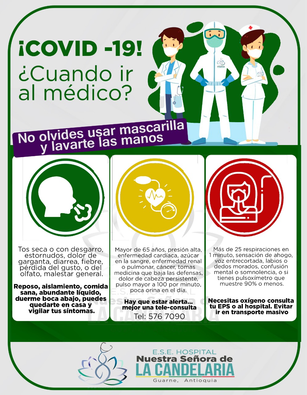 COVID-19 ¿cuando acudir al médico?